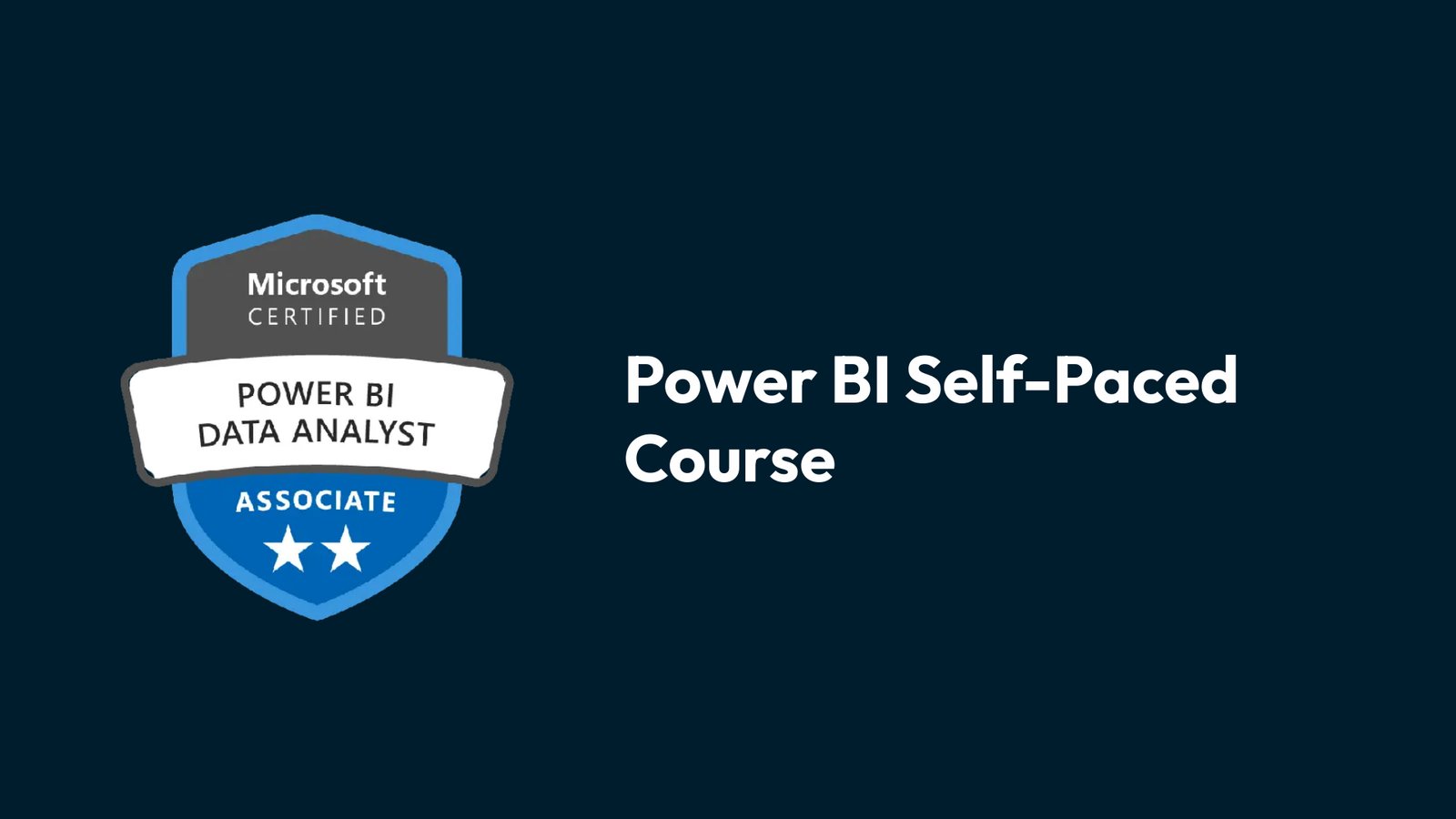 Power BI Self-Paced Course